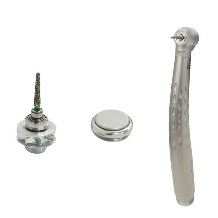 Dental High-Speed Turbines Handpiece Lab Air Turbine With Push Button ...