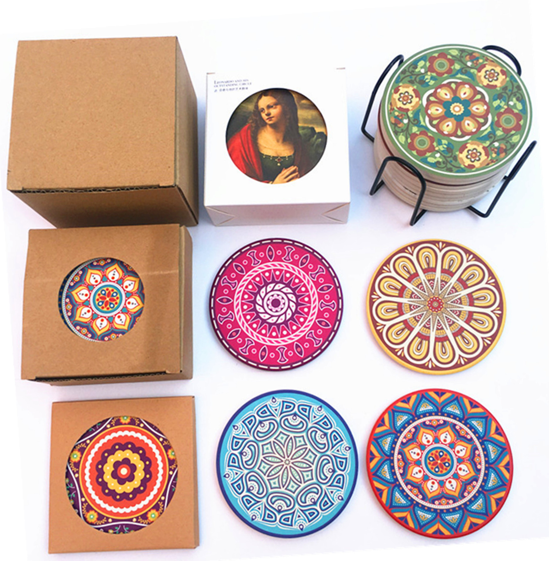 Order Online Ceramic Coaster Wholesale Customizable Designs ...