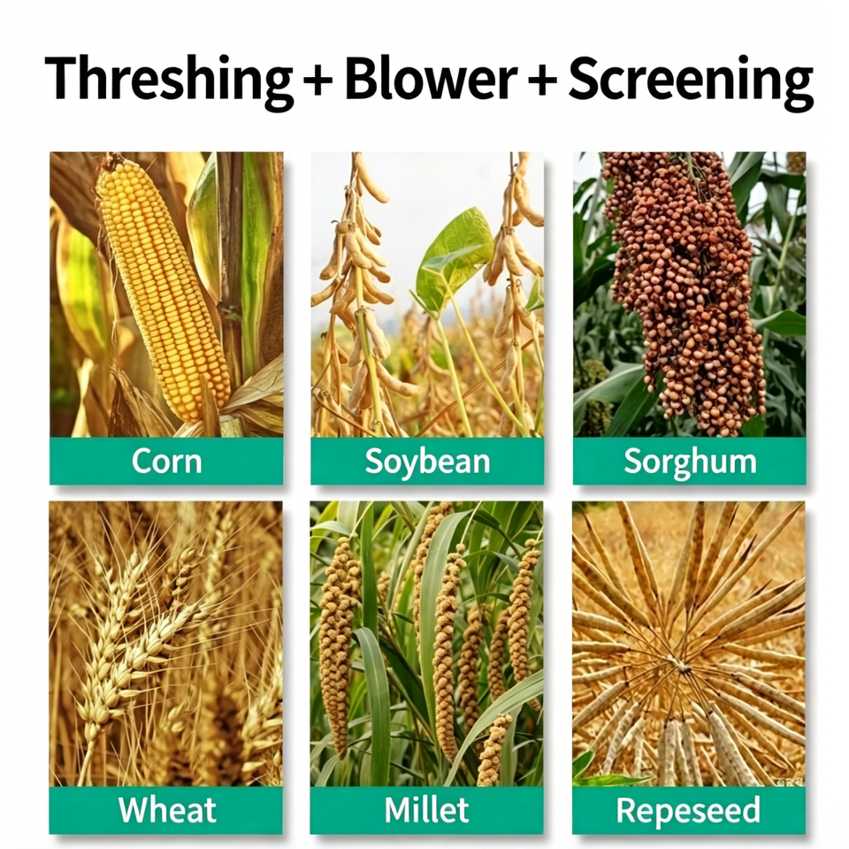 Home Use Multi-purpose Threshing Machine, Auto Huller Thresher for Corn ...