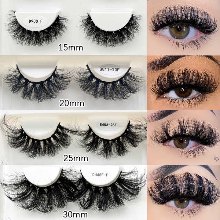 Shop Quality Private Label Fluffy Russian Full Strip Eyelashes