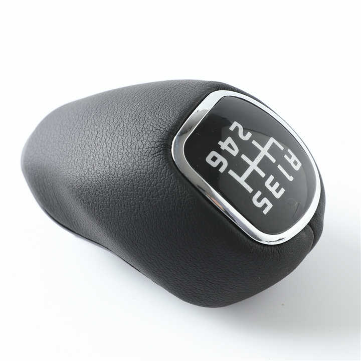 6 Speed PU Leather Manual Head Gear Cover Shift Lever Stick for Kia ...
