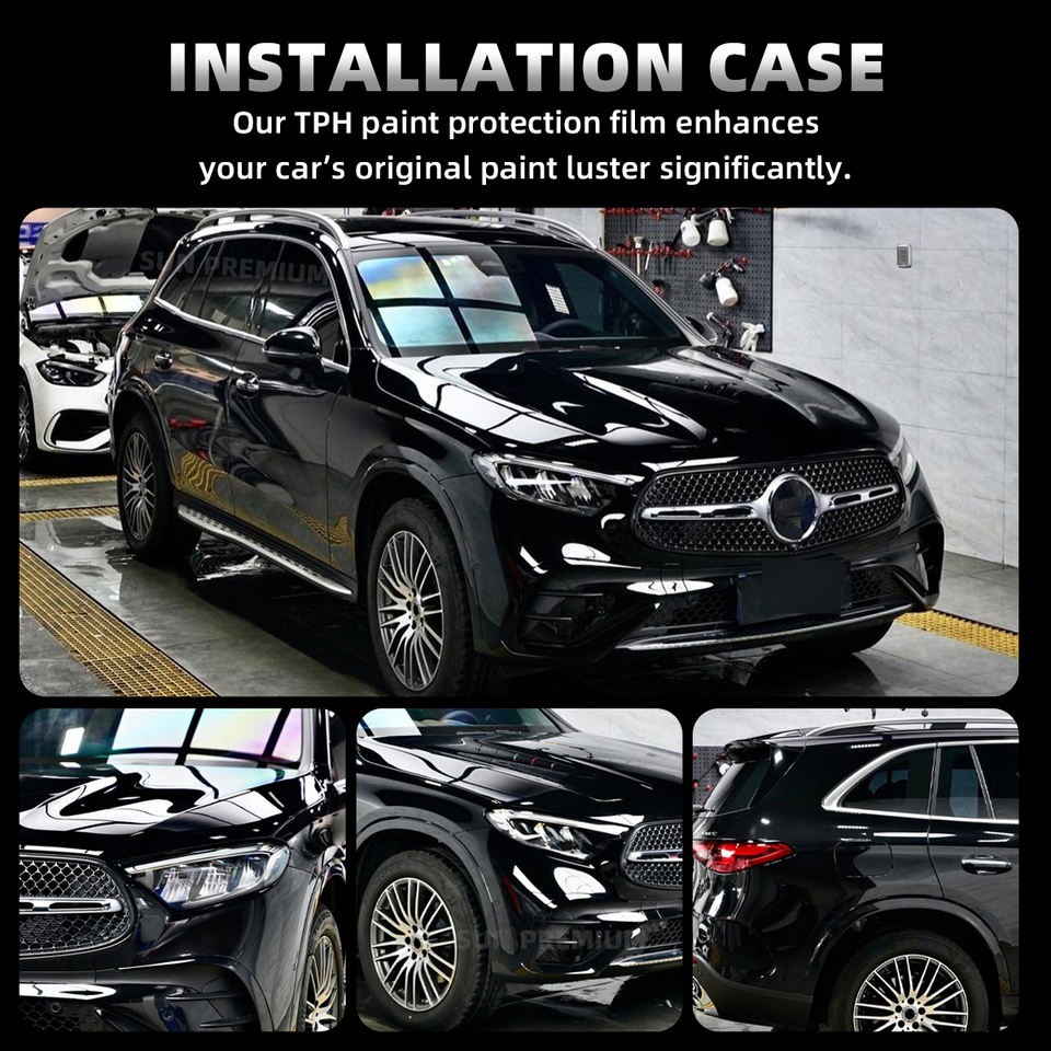 Self-adhesive Vinyl Wrap TPH Car Color Change Film Vehicle Ultra-Bright ...