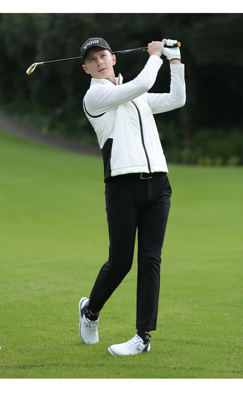 PGM YF519 outdoor golf windbreaker vest winter outerwear mens golf vest ...