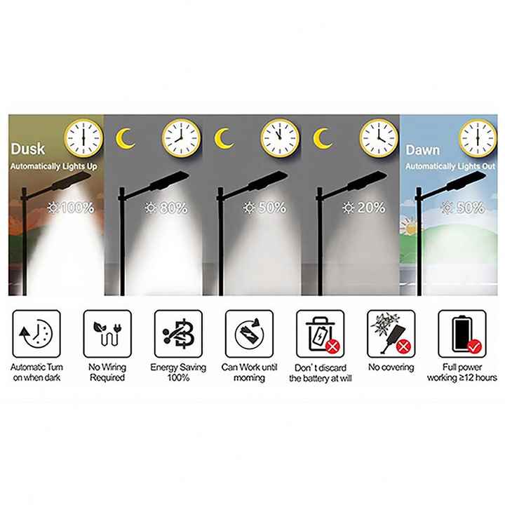 Bspro New Aluminum 3000K 6500K White Light Outdoor Mono Silicon IP65 ...