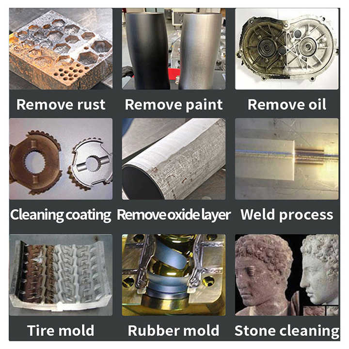 200w Pulse Laser Cleaning Machine Fast Laser Brick Cleaning Machine for ...