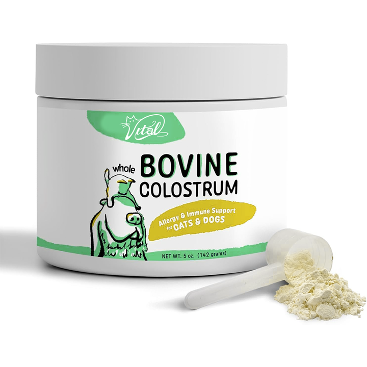 100% Bovine Colostrum for Dogs Cats 60 Servings Non-GMO Gluten-Free ...