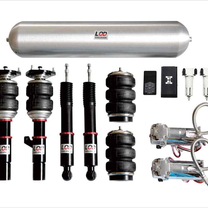 Height and Damper Adjustable Air Suspension Coilover Kit W204