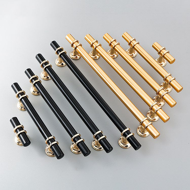 Temax Multi-color Door Handles With Golden Feet Cabinet Pulls and Knobs ...