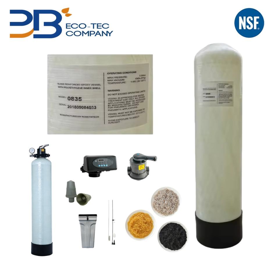 835 FRP Pressure Tank - Durable Composite Fiberglass Vessel
