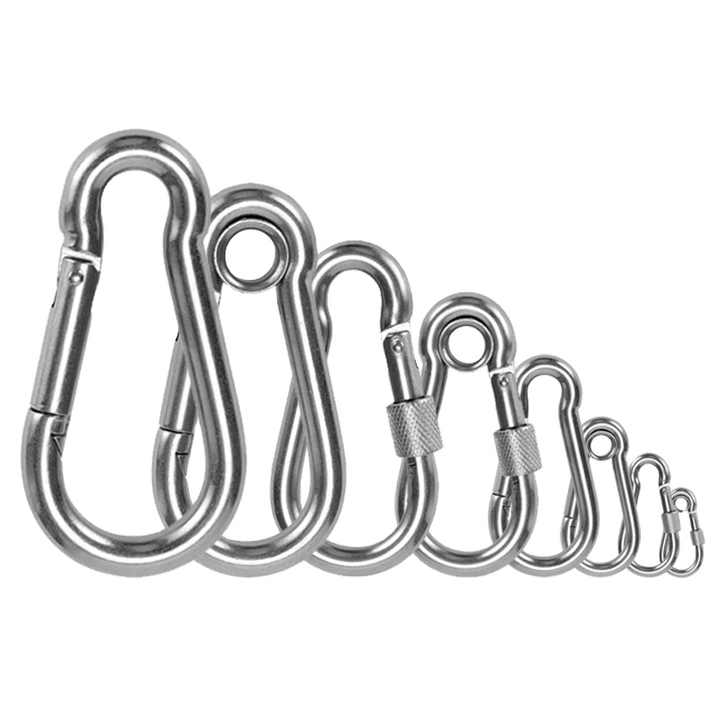 Custom Shaped LOGO Snap Hook Link Buckle DIN5299 Stainless Steel ...