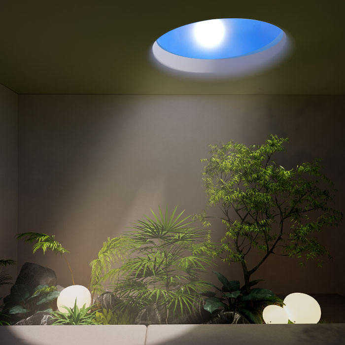 Modern LED Artificial sunlight Skylight Factory Supply Round 10000K CCT ...