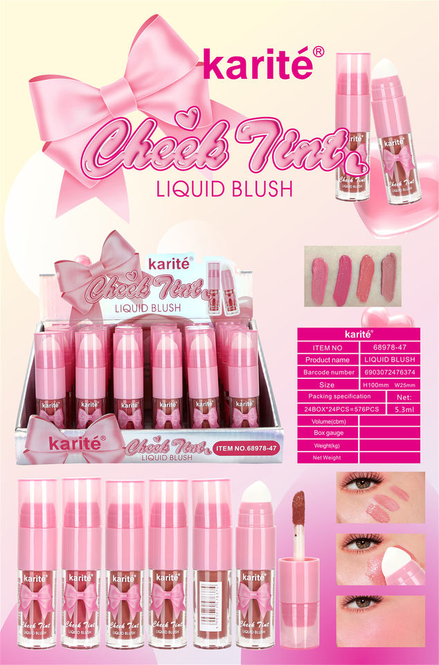 Karite New Arrival Wholesale Cheek Tint Liquid Blush Private Label ...