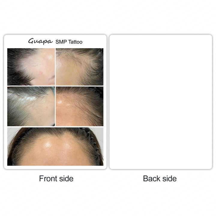 Professional Realistic Female Hairline Scalp Practice Skin SMP Silicone ...