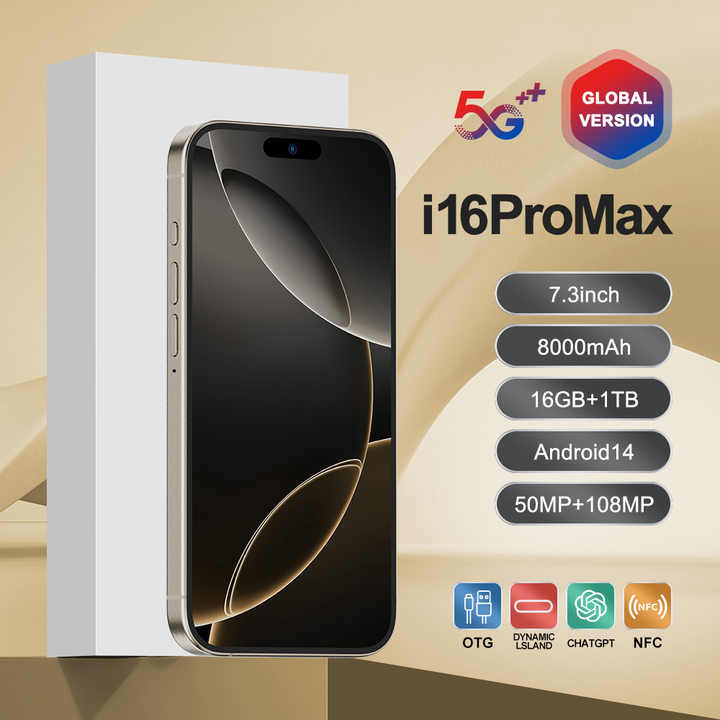 Original 16 Pro Max 6.7 Inch 16gb + 512gb Android Smartphone 10 Core 5g ...