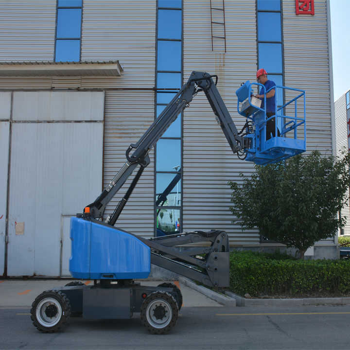 8M Articulated Boom Lift Articulated Truck Mounted Telescopic Boom Lift ...