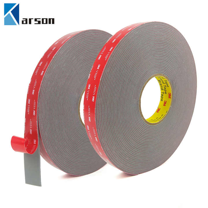 3M 4991 2.30mm Thick, 25.4mm X 33m, Grey Acrylic Foam VHB Double-sided Tape, Heat-resistant ...
