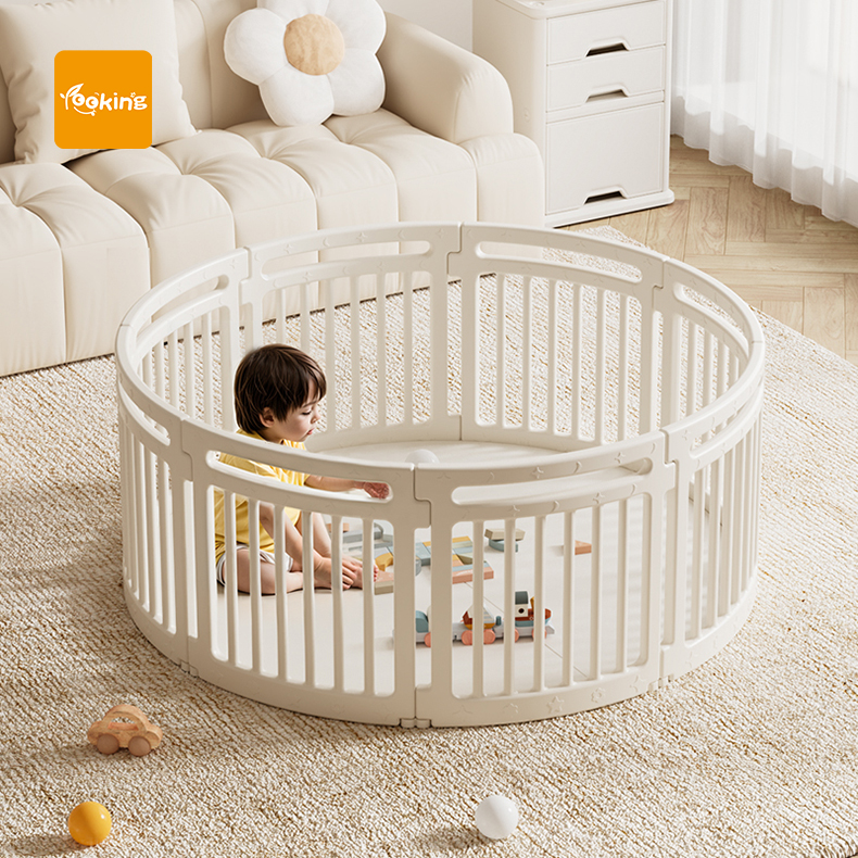 Durable and Spacious baby round playpen outdoor for Safe and Fun Playtime