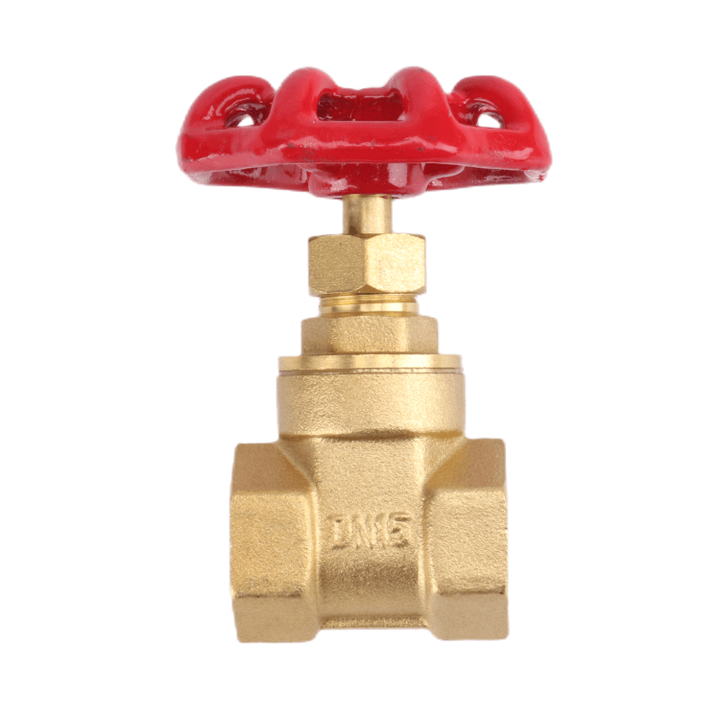 1/2" Female NPT Thread Manual Copper Gate Valve RP Thread Bronze Fire ...
