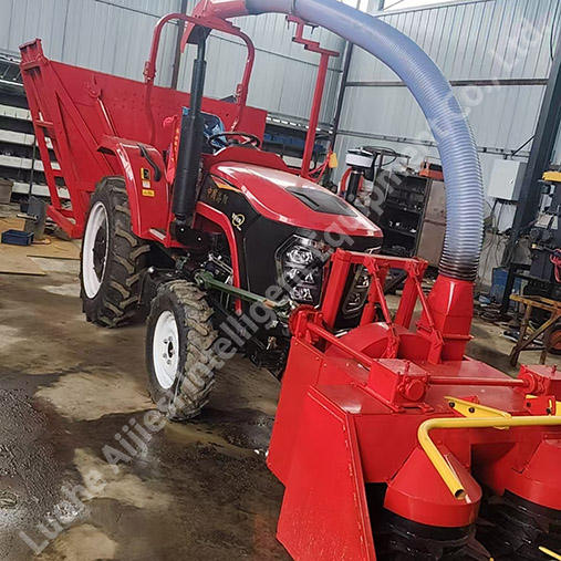 Two Rows Tractor Mounted Forage Harvester Corn Straw Silage Harvester ...