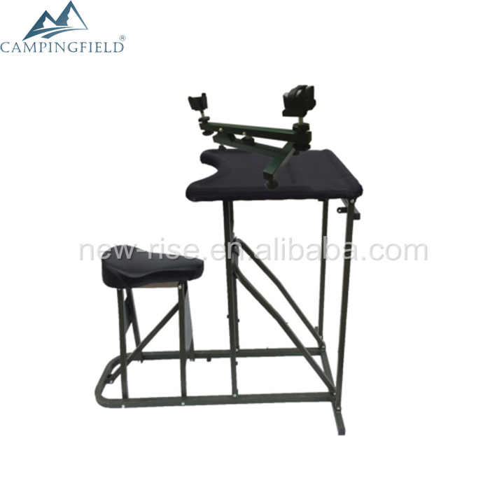 Portable Padded Shooting Table Bench Seat - Table De Tir Bench Rest