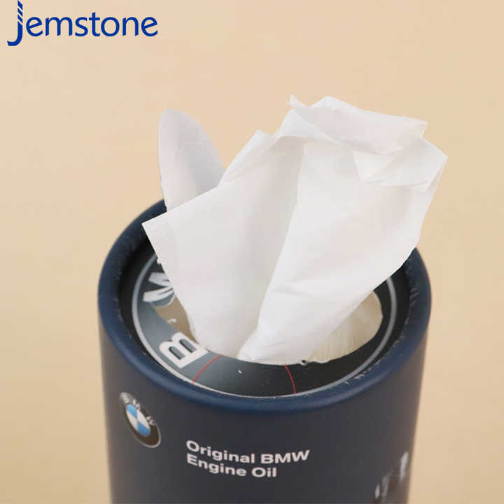 Recyclable Eco Friendly Paper Tubes Portable Facial Tissues Cylinder ...