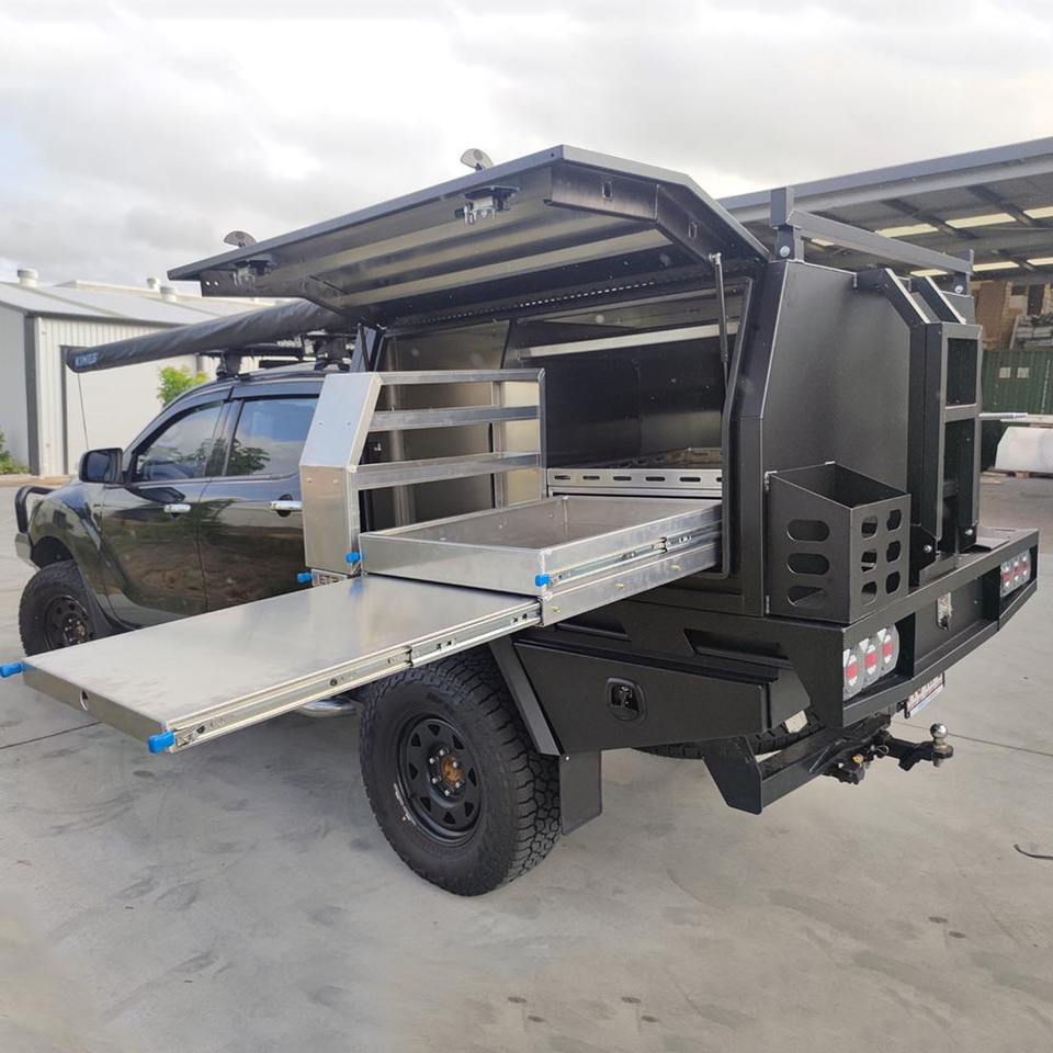 Factory Custom Aluminum Ute Canopy Ute Tool Box Tray and Canopy ...