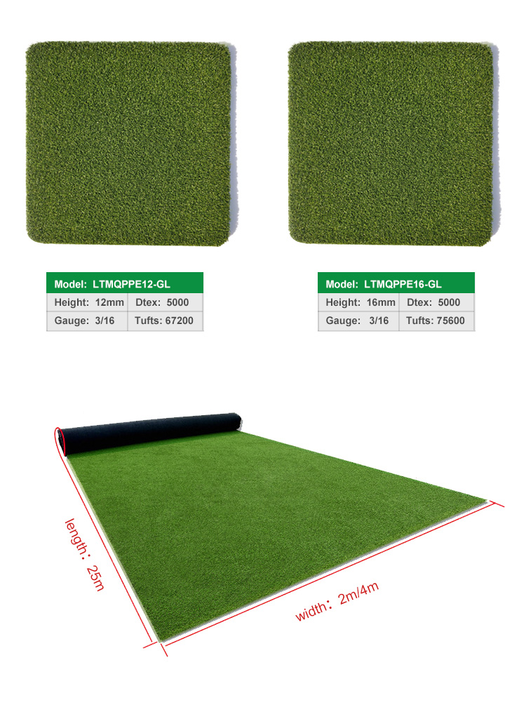 Blue Mini Golf Carpet - Durable Outdoor Putting Green
