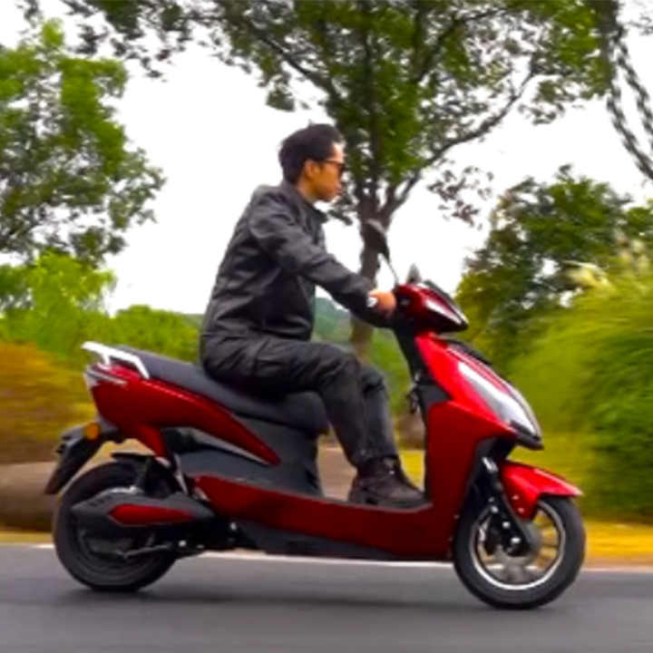 CKD SKD 12inch 2 Wheel Moped Electric Motorcycle Adult 1100/1300W 60km ...