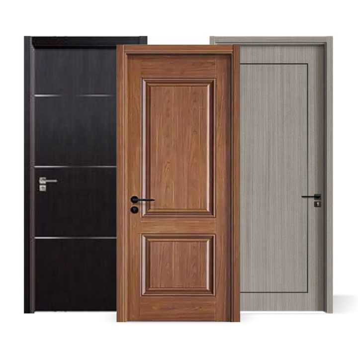 MDF PVC Modern Design Wooden Interior Doors for Bedrooms