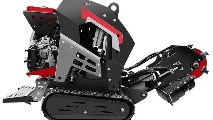 24HP 740CC DR-SG-27PRO Stump Grinder - Hydraulic Track System