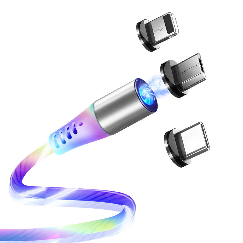 For Mobile Phone High Speed USB Charger Wholesales Rotate Luminous ...