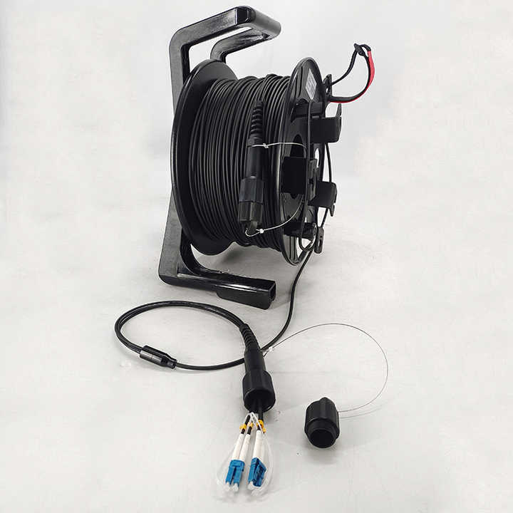 Retractable Tactical Fiber Optic Cable With 100M 200M 500M Length ...