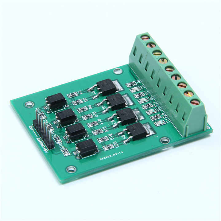 4 Channel Optocoupler Isolation Electronic Switch Pulse Switch DC ...