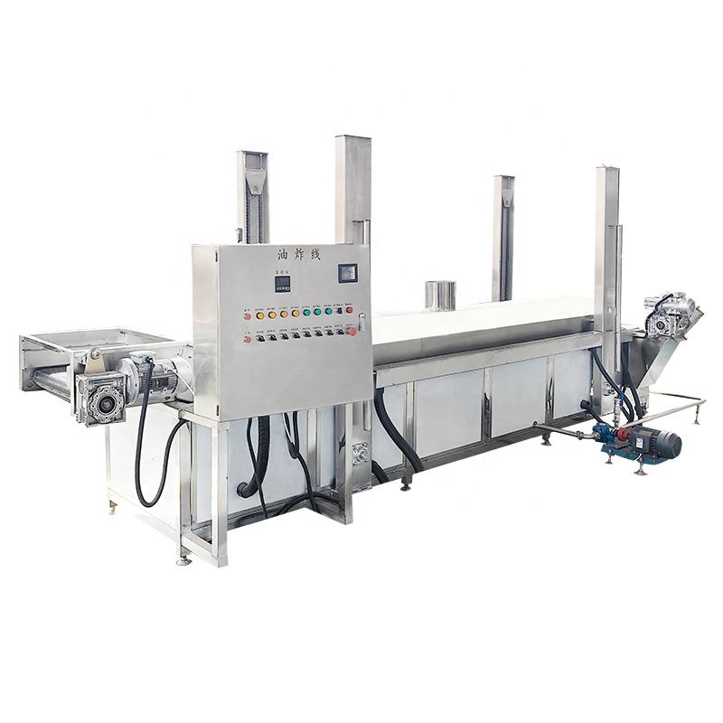 Electric L Shape Continuous Stainless Steel Industrial Grade Fryer ...