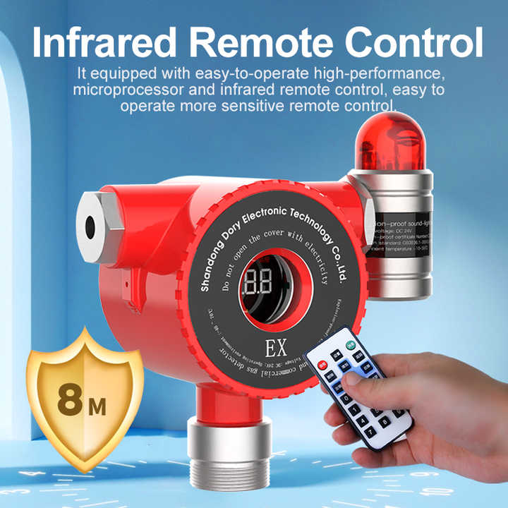 RTTPP DR710 LPG/LEL/EX/CH4/Methane/Propane/isobutane Gas Alarm Monitor ...