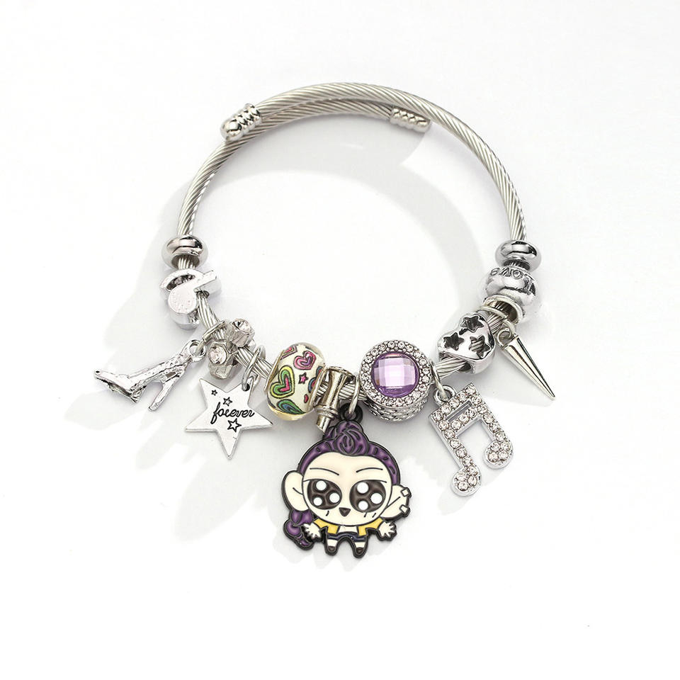 K-POP Demon Hunter Metal stainless steel bracelet Animated Character ...