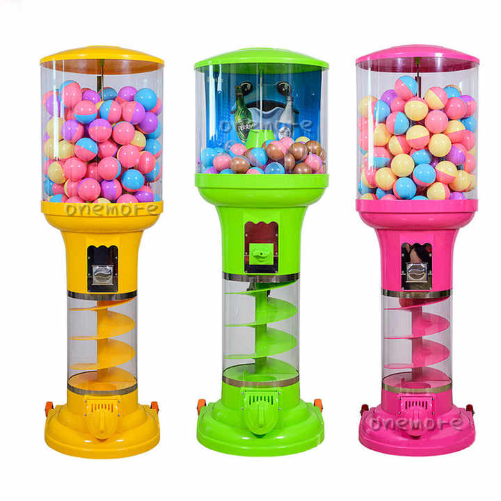 Coin Operated Gashapon Machine - Kids Candy Gacha Toys