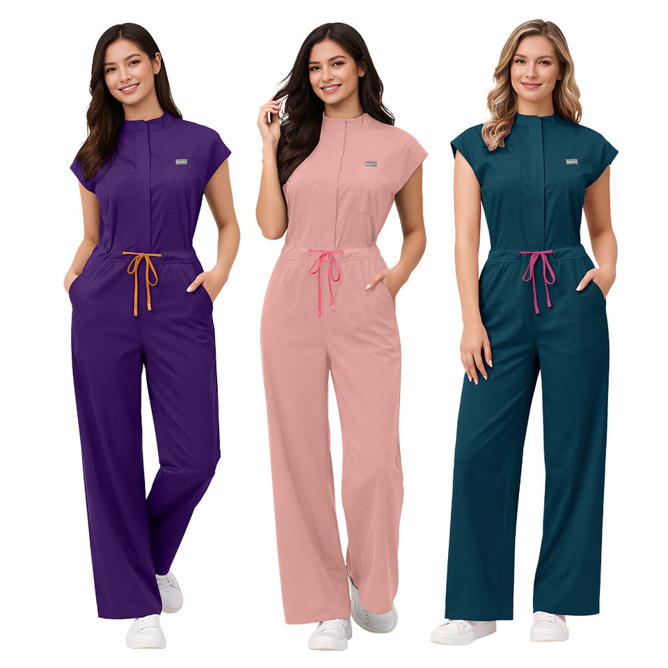 Nursing Scrubs Great Texture Scrubs Uniforms Sets Multicolor Jumpsuits ...