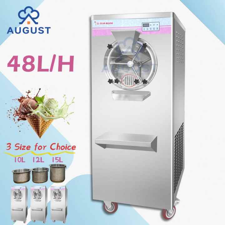 AUGUST Table Top Mini Gelato Ice Cream Machine / Commercial Soft Ice ...