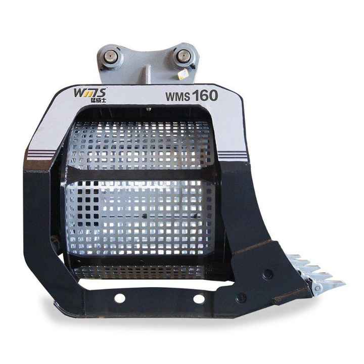 Excavator Attachments Rotary Screening Bucket Hydraulic Grid Bucket ...