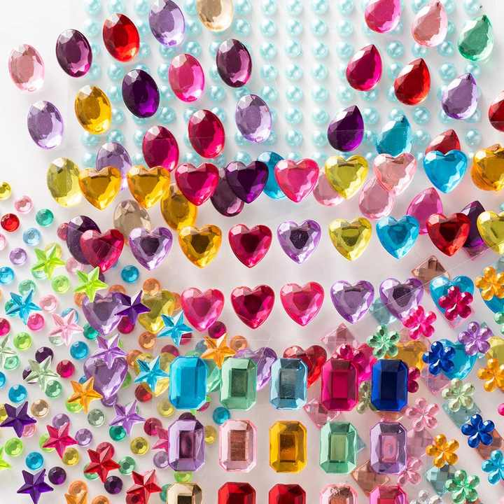 Removable High Quality Colorful Cute Plastic Pearl Diamond Shaped ...