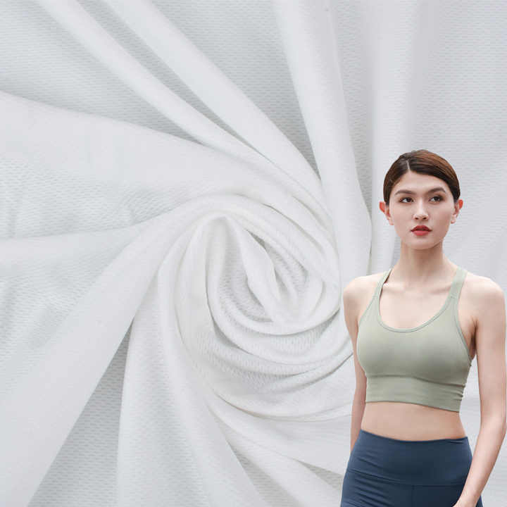 150gsm 75D Quick Drying Bird's Eye Cloth 160g Polyester Double Combed ...