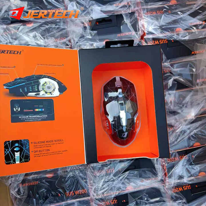 JERTECH W200 Wireless Mouse - 6D Gaming Mouse for Both Hands