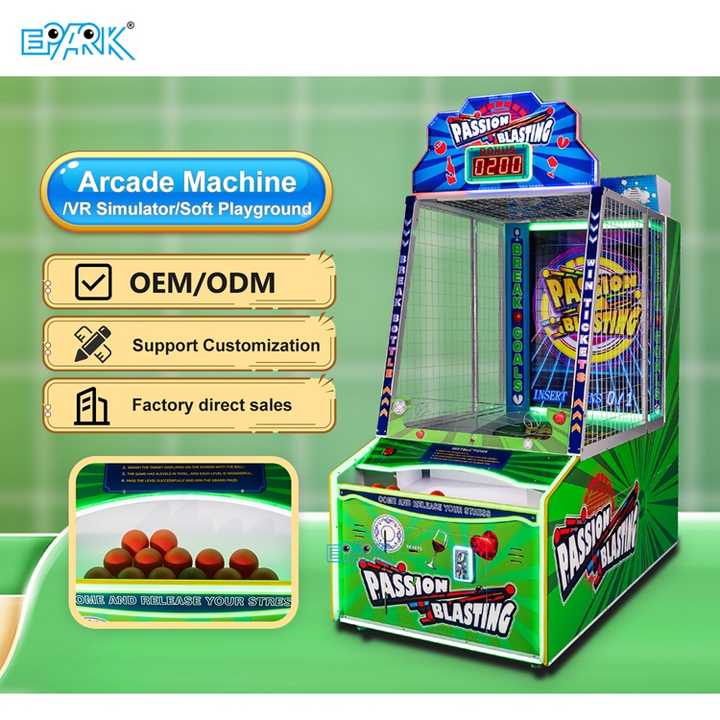 Amusement Machines Coin Operated Arcade Video Game Machine Ticket ...
