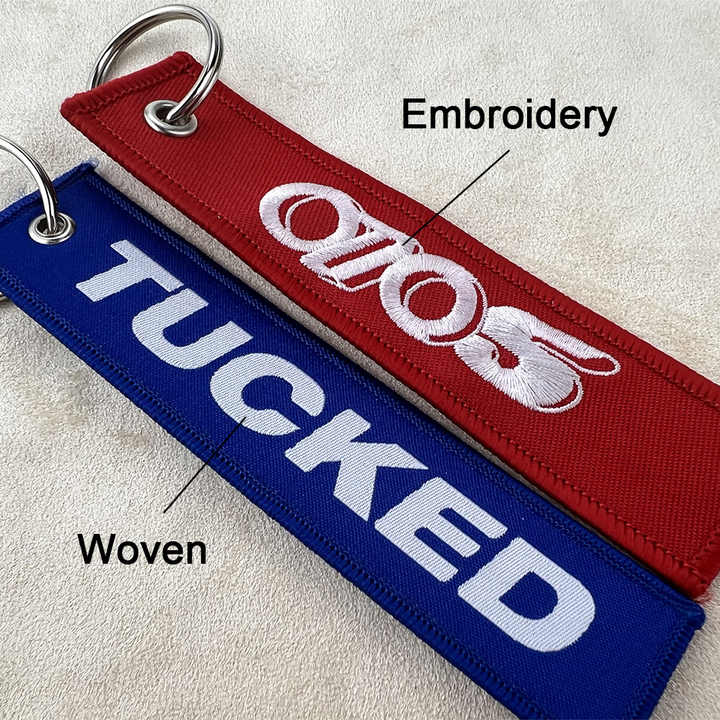 Hot Selling High Quality Wholesale Embroidered Keychain Custom Anime ...