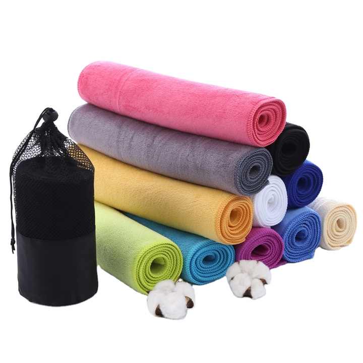 Cheap High Quality Custom Logo Microfiber Sports Towels