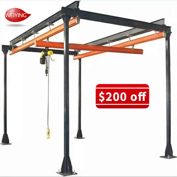 500kg to 3 Ton Mini Overhead Bridge Crane with Electric Hoist