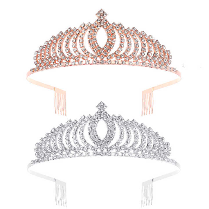 Customize Logo Bride Wedding Dinner Crown OEM/ODM Rhinestone Crowns for ...