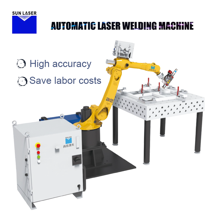 Fully Automated Robot Fiber Optic Industrial Welding Intelligent Robot ...