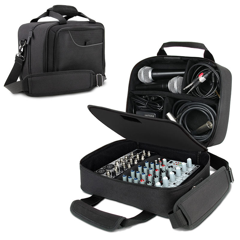 JD Gig Band Cable File Bag with Detachable Dividers DJ Storage Bag Cord ...